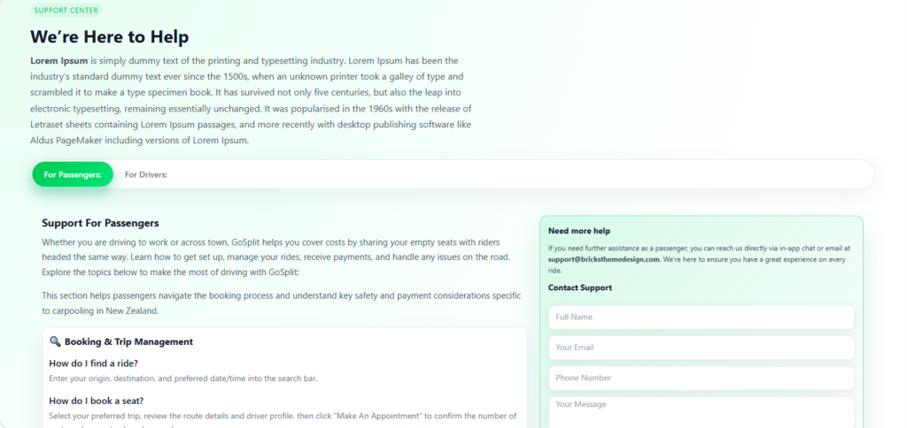 Tabs 01 – Bricks theme design